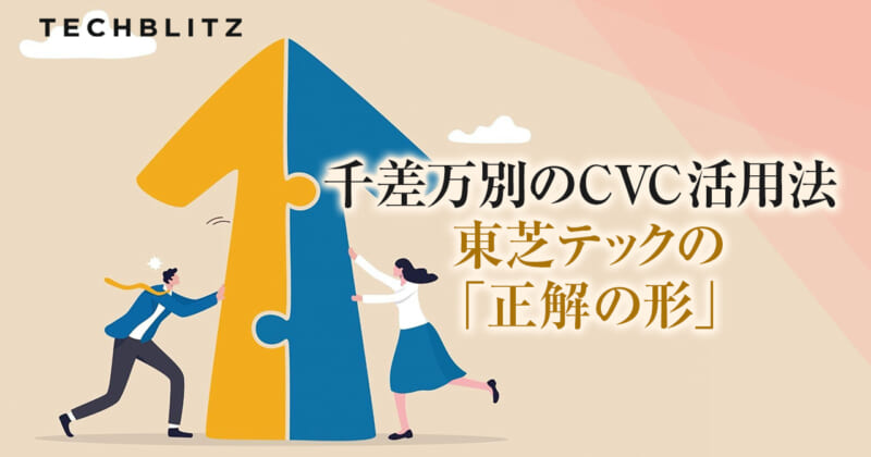 【寄稿】東芝テックがCVCから得た戦略的リターンとは グローバル企業のCVC活用事例 – TECHBLITZ