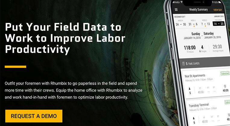 建設現場の生産を高めるRhumbix – TECHBLITZ